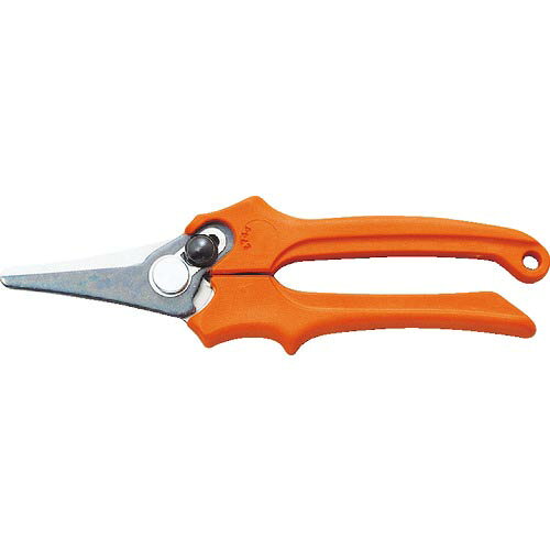 特長：軽くて、使いやすい万能ハサミです。梱包、荷受け作業に最適です。用途：皮、ワイヤ、プラスチック、木材等の切断。仕様：刃長(mm)：約45刃厚(mm)：3全長(mm)：190ばね付材質／仕上：刃部：特殊工具鋼グリップ：樹脂、グラスファイバ...