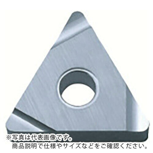 特長：鋼の仕上げ加工から荒加工まで広範囲に対応できるサーメット材種です。用途：旋削加工用。被削材：鋼。仕様：G級シャープエッジノンコートノンコート呈色：輝灰色Sブレーカ：仕上げ(面粗度重視)シャープエッジG級材質／仕上：サーメット