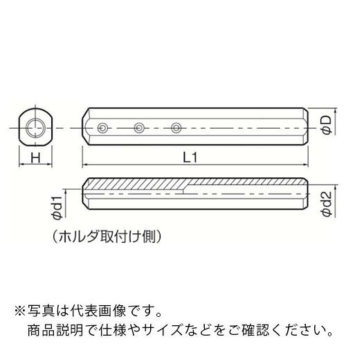 用途：ボーリングバー用。仕様：取付けシャンクサイズ：φ6