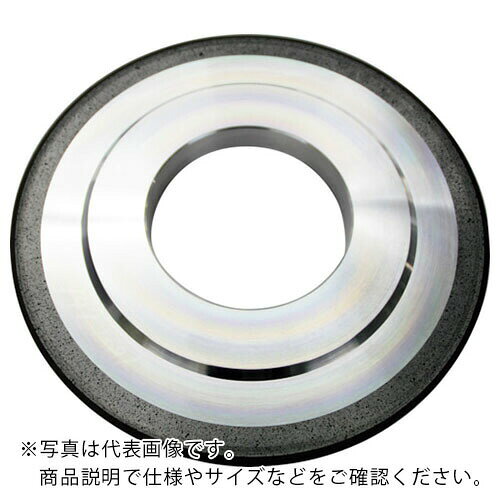 特長：平面研削、円筒研削用CBNレジンボンドホイールです。砥粒の保持力が高い為、安定した切れ味が得られます。高弾性率ボンドの採用により、砥粒の沈み込みが少なく切れ味が優れています。角持重視スペックも用意しています。用途：SKD、SKH等の焼...
