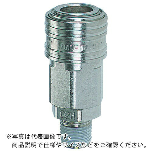 特長：カップリングはワンタッチ接続。シールにOリング（ニトリルゴム）を使用。ポペットバルブタイプと比べて約1.5倍の流量が流れます。全パーツを金属製。一般カップリングと互換性あり。仕様：最高使用圧力(MPa)：1.5相手側取付サイズ：Rc1...