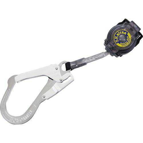 特長：バックルリングを採用したSRリトラタイプです。墜落制止器具胴ベルト型の2丁掛け用補助ロープです。絶えず構造物と接続された状態を維持するためのロープです。フック先端の膨らみは、主ランヤードのB環やロリップ環に入らない構造となっています。...