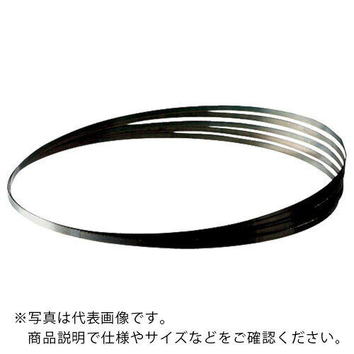 特長：経済性に優れた汎用性の高いのこ刃です。用途：鋼管・形鋼用。仕様：適合機種：バンドソービーバー4・4F、バンドソー125・12F・120山数：18材質：SK材質／仕上：鋼材　●代表画像について 商品によっては、代表画像を使用している場合...