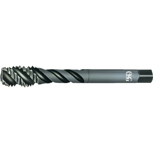 特長：止まり穴で切りくず詰まりによるタップの損傷、めねじのかじりなどが発生しやすい場合に適します。用途：呼び×2倍を越える深穴の止まり穴加工用。被削材：低炭素鋼、鋳鋼。仕様：精度：OH2精度表記：STD呼び寸法：M10ピッチ(mm)：1.2...