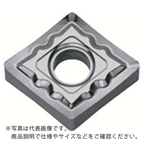 特長：硬度、靭性が高く、鋳鉄加工時の耐摩耗性に優れています。用途：旋削加工用。被削材：鋳鉄、非鉄金属、非金属。仕様：チップ形状：ひし形80°厚さS(mm)：4.76厚さ(mm)：4.76ノンコート呈色：輝灰色AHブレーカ：中〜荒(アルミ・非...