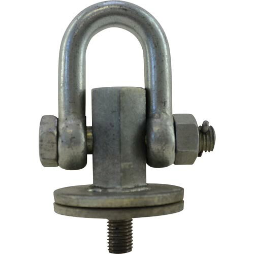 特長：ねじ部：合金鋼SNB7を採用しています。当て座：厚さ9mm×2枚でねじ曲りを防止します。（ボディーは水平方向には回転しません。）用途：コンクリート製品吊り上げ用。各種重量物吊り上げ用。仕様：使用荷重(kN)：19.60ボルトサイズ：M...
