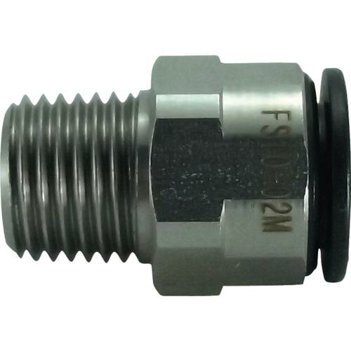 仕様：適合チューブ外径D(mm)：10接続口径：R1/4六角対辺(mm)：17流体温度(℃)：-5〜60℃(空気)、5〜40℃(水)使用流体：空気、水使用圧力：1MPa(空気)、0.3MPa(水)流体温度(℃)：-5〜60℃(空気)、5〜4...