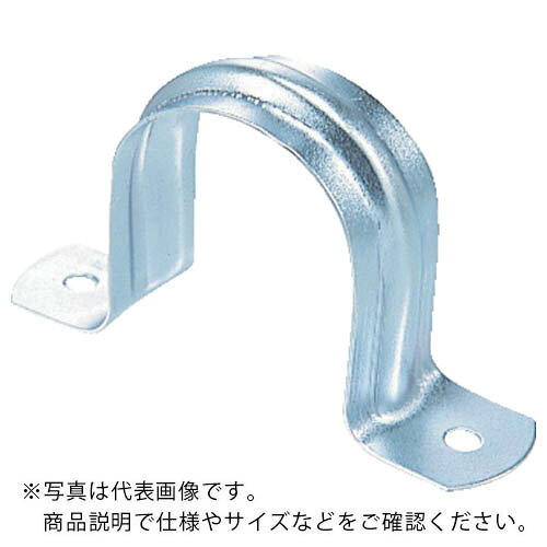 用途：パイプ配管の壁面への押さえに。仕様：幅(mm)：23.0厚さ(mm)：0.8呼び径A：50取付穴径(mm)：4.5長さ(mm)：101有効高さ(mm)：60材質／仕上：鋼　●代表画像について 商品によっては、代表画像を使用している場合...