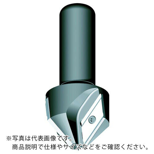 特長：用途に応じて角度が選べます。スローアウェイ3枚刃による高剛性面取りカッターです。刃長30mm面取り加工が可能です。独自のチップブレーカーでSUS304などの難削材の加工も容易です。最大30mm幅の面取りが可能です（3枚刃）。用途：面取...