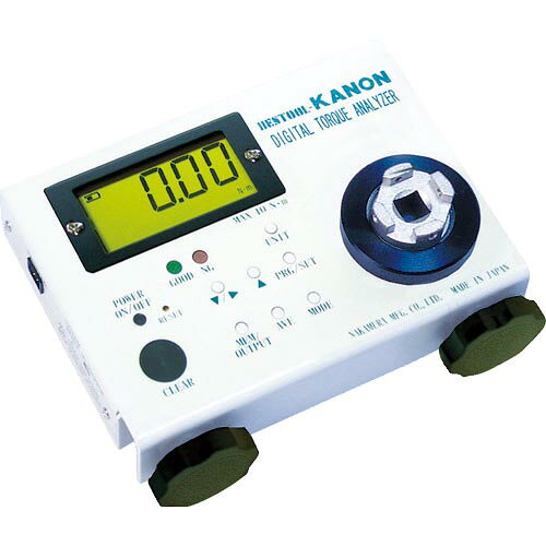 特長：三種類の測定モードでさまざまな検査が可能です。連続使用時間約12時間です。仕様：幅(mm)：150奥行(mm)：110高さ(mm)：38測定範囲(cN・m)：1.5〜100最小表示値(cN・m)：0.1電源充電式(充電時間：約3時間)...