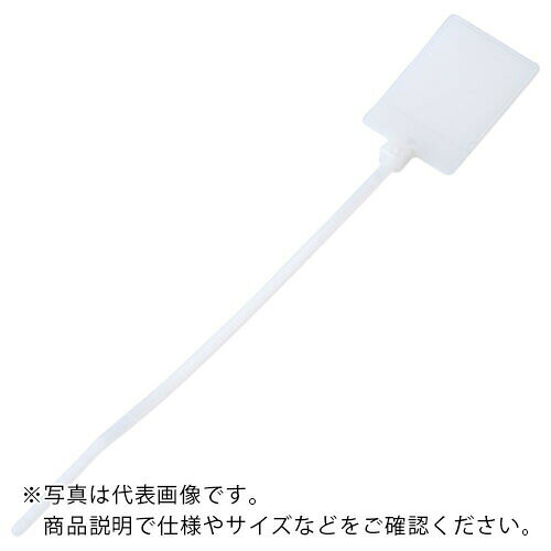 特長：ワイヤーやケーブルなどの識別と結束を同時にできます。必要な情報は書き込みスペースにマーカーペンや刻印機ラベルなどで表示できます。印字したラベルを貼り付けることもできます。用途：ケーブルの結束と識別に。仕様：色：ナチュラル幅(mm)：2...