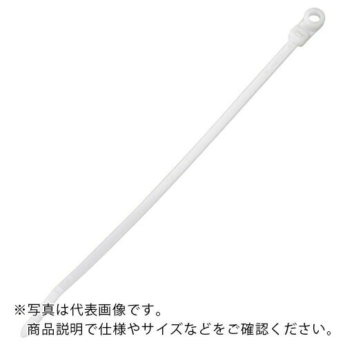 特長：電線をパネル、壁、天井等・屋内に固定するときに使用します。ヘッドの部分が曲げやすくなっているので、クランプを固定してからでも結束できます。用途：ワイヤー、ケーブルなどの結束、固定に。仕様：色：ナチュラル幅(mm)：7.6長さ(mm)：...