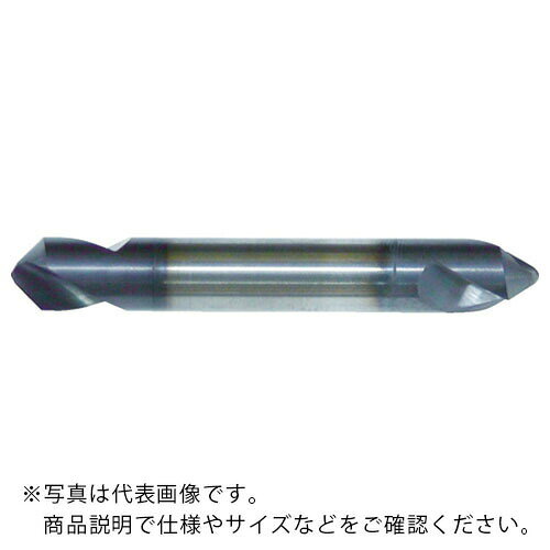 特長：高精度な位置決め、面取り、センタリング同時加工、穴面取り、ミーリング面取りに適しています。ダブルアングルポイントにより先端チッピングを防止します。次工程にドリル加工があれば、センタ穴加工も可能です。用途：被削材：炭素鋼、合金鋼、ステン...