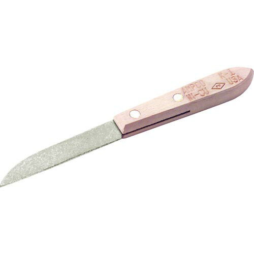 特長：木やゴム、布などの非金属の物を削る、裂く作業に使用できます。耐腐食性です。石油化学工場、精油所、製錬所、船舶、ガス工場、ペイント工場、化学工場など火花を嫌う場所で使用します。再研磨には両頭グラインダーを使用してください。仕様：刃幅(m...