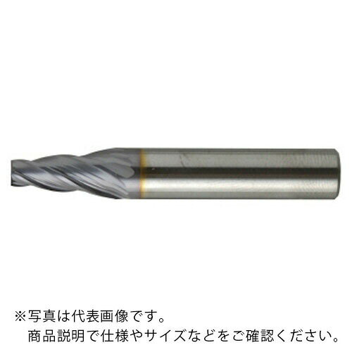 特長：テーパー半角参30′〜7°までバリエーション豊富なテーパーエンドミルです。用途：被削材:炭素鋼、合金鋼、プリハードン鋼、焼き入れ鋼（55HRCまで）、鋳鉄、銅仕様：刃径(D)：3.0刃長(L)：10全長(L)：50シャンク径(d)：6...