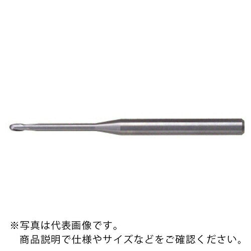 特長：樹脂加工用ロングネックボールエンドミルです。首部のアンダーカット処理により深溝形状の加工に最適です。用途：被削材:アルミ合金、銅、樹脂。対応被削材:銅、樹脂、炭素鋼、合金鋼、プリハードン鋼、鋳鉄、アルミ合金、グラファイト。仕様：刃数Z...