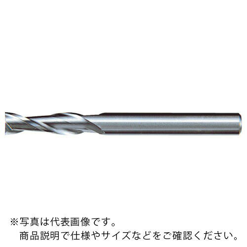 特長：樹脂加工用ミディアム刃長エンドミルです。独自刃形で樹脂加工で抜群の加工面が得られます。刃長は外形の3倍です。(一部1.5倍・2倍)用途：対応被削材:樹脂、アルミ合金、銅仕様：外径(φD)：0.3刃長(L)：0.9全長(L)：45シャン...