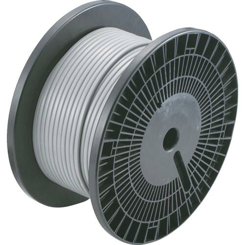 特長：主に室内で使用する交流300V以下の電気器具などに用いる電線で、2芯を平行にし、外装としてビニールシースを施したものです。用途：家庭用または、業務用電気器具のプラグ付電源コードおよび延長コードとして。仕様：色：グレー芯数：2全長(m)...