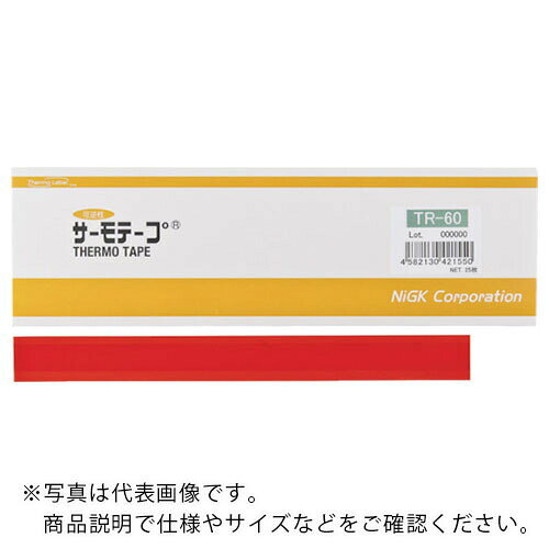 特長：特定の温度で変色し、冷却すると元の色に戻り繰り返し使用できる可逆性示温材です。テープ状なので、自由な長さに切ってご使用いただけます。用途：加熱工程時のヤケド防止。危険温度、注意温度管理。テープ状なので、自由な長さに切ってご使用頂けます...