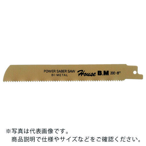 特長：刃先部がコバルトハイスのため、鉄・ステンレスを切断できます。チェンバイス式のセーバーソー本体に使用できます刃厚が1.7mmと厚いです。用途：鉄・ステンレス用のパイプ類、鋼材などの切断に。仕様：山数：8全長(mm)：140有効刃長(mm...