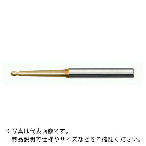 特長：改良型テーパーネック形状による高剛性の実現しました。抜群の耐熱温度と潤滑性を実現したHMコートを採用しています。65HRCのハイス材も切削可能です。従来に無い長寿命を実現しました。高R精度±0.005、外径公差0/-0.015です。用...