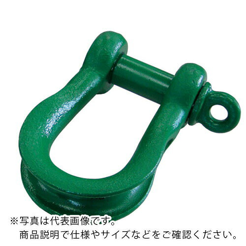 特長：従来の軽量シャックルよりも軽くしかも強度もあります。ワイヤロープやベルトスリングの安全性と耐寿命が従来の軽量シャックルよりも、1.7倍も延びました。特許取得品（PAT.1258288）です。ワイヤーロープを2本掛けにした時の取りあいで...
