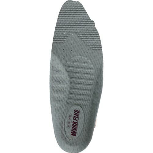 特長：クッション性の高い素材と凹凸が靴内での足のズレをホールドし疲労を軽減します。抗菌防臭加工で快適です。用途：安全靴、作業靴のムレ対策、クッション性向上に。仕様：色：グレー適合靴サイズ(cm)：25.0〜26.5踏み抜き防止板有無：なし材...