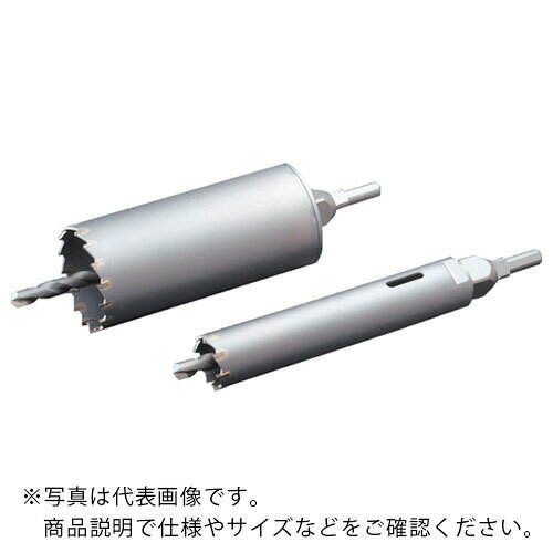 特長：設備工事（電設水道配管）に適しています。切削性、耐久性そのままに低価格を実現しています。刃先に振動と回転を与え、被削材を砕きながら切削できます。スピーディーな穴あけが可能です。仕様：刃径(mm)：80有効長(mm)：135刃厚(mm)...