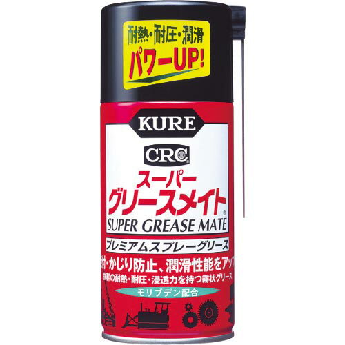 特長：抜群の耐熱・耐圧・浸透力を持つ、焼付・かじり防止効果に優れた霧状スプレーグリスです。高純度の二硫化モリブデンを配合し、高負荷時や高温度領域でも性能を保ちます。用途：密封軸受、電動工具、工作機械、紡績機械、製鉄機械、コンベヤ、ギア、ベア...