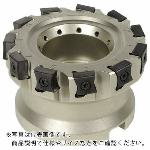 特長：90°リードの縦置きフェースミルです。用途：フライス加工用。仕様：刃数(枚)：4刃径(mm)：40適合チップ：LNKX/MT/HT/AR/AT1106・・・刃数：4材質／仕上：コーティング超硬。