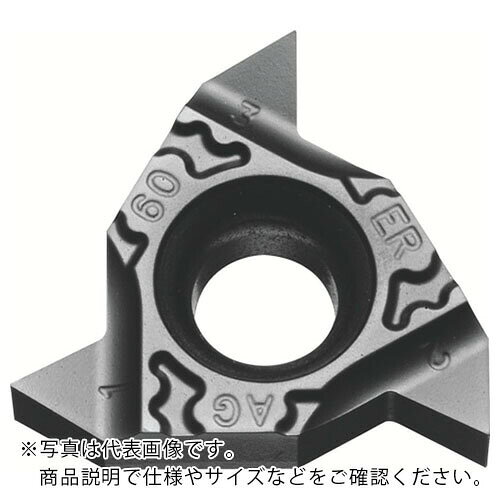 特長：外径ねじ切り加工用チップです。用途：外径ねじ切り加工用。仕様：適合ホルダ：KTNR-16/KTNSR-16型外径　汎用60°ねじ【メートルねじ(M)、ユニファイねじ(UN)・(UNF)】被膜構成：TiAlN呈色：灰紫色TFシリーズ：高...
