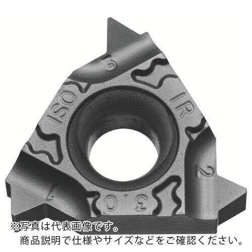 特長：内径ねじ切り加工用チップです。用途：内径ねじ切り加工用。仕様：適合ホルダ：SINR-16/CINR-16型内径　メートルねじ【M】被膜構成：TiAlN呈色：灰紫色TFシリーズ：高品位金型仕様材質／仕上：PVDコーティング