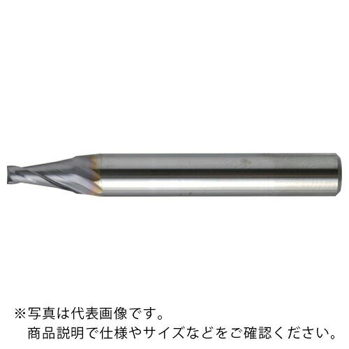 特長：テーパ半角30′〜15°まで、バリエーション豊富なテーパーエンドミルです。用途：炭素鋼、合金鋼、プリハードン鋼、焼入れ鋼(〜55HRC)、鋳鉄、銅（湿式）仕様：刃径(φD)：0.2刃長(l)：0.8全長(L)：38シャンク径(φd)：...