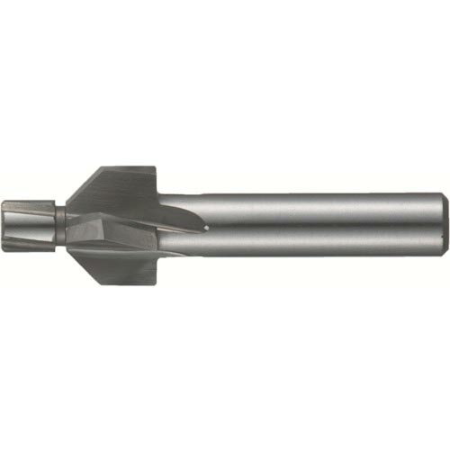 特長：皿小ねじの沈め穴加工をするフライスです。用途：被削材:炭素鋼、合金鋼、工具鋼、鋳鉄、非鉄金属、アルミ合金。仕様：外径(mm)：18.5案内径(mm)：8.2全長(mm)：69シャンク径(mm)：10適合皿小ねじ：M8皿小ねじ用材質／仕...