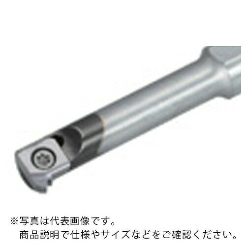 特長：スクリューオン式内径ねじ切り加工用バイトです。用途：ねじ切り加工用。仕様：接続径DCON(mm)：8最小加工径DMIN(mm)：8機能長さLF(mm)：100首下長さLDRED(mm)：18勝手：右シャンク材質：STEEL機械側取付け...