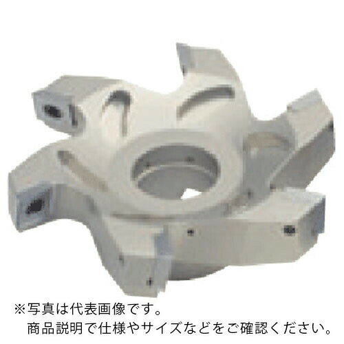 特長：アルミ加工用ねじ止め式正面フライスカッタです。用途：平面加工用。仕様：アルミ加工用ねじ止め式正面フライスカッタアプローチ角：85.5°四角形ポジインサート使用