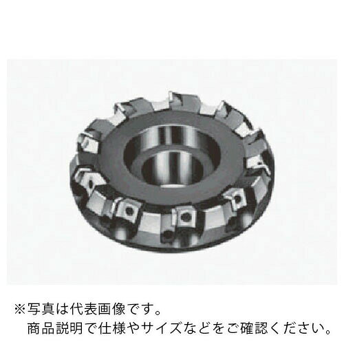 特長：くさび止め式正面フライスカッタです。用途：平面加工用。仕様：刃数(枚)：6最大切込み(mm)：7.00加工径(mm)：100.00本体外径(mm)：108.00機械側取付け部径(mm)：31.750取付部穴深さ(mm)：32.000キ...