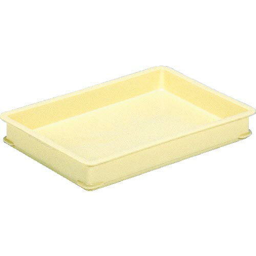 特長：製菓・製パン・弁当などの保管・運搬に最適です。用途：食品用コンテナ。仕様：容量(L)：11.1色：クリーム外形寸法(mm)間口：574外形寸法(mm)奥行：388外形寸法(mm)高さ：73有効内寸(mm)間口：531有効内寸(mm)奥...