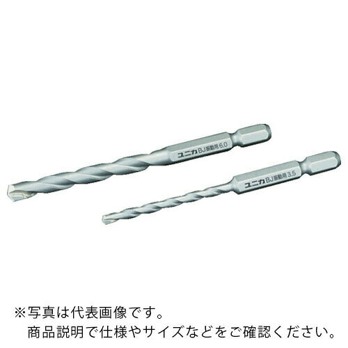特長：6.35mm六角軸シャンク採用により、トルク伝達効率が向上しました。シャンクから刃先まで一体形状で安全安心です。振動ドリル対応により、振動モードでのコンクリート穿孔が可能です。（インパクトドライバー不可）用途：被削材:コンクリート、ブ...