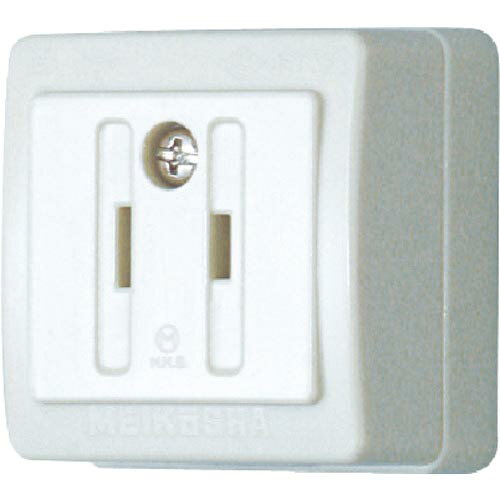 特長：汎用的な露出コンセントです。用途：設備工事用。仕様：定格：2P15A125Vコンセント数：1個口幅(mm)：49長さ(mm)：49厚さ(mm)：29.5色：白タイプ：露出極数：2P材質／仕上：ユリア樹脂　●代表画像について 商品によっ...