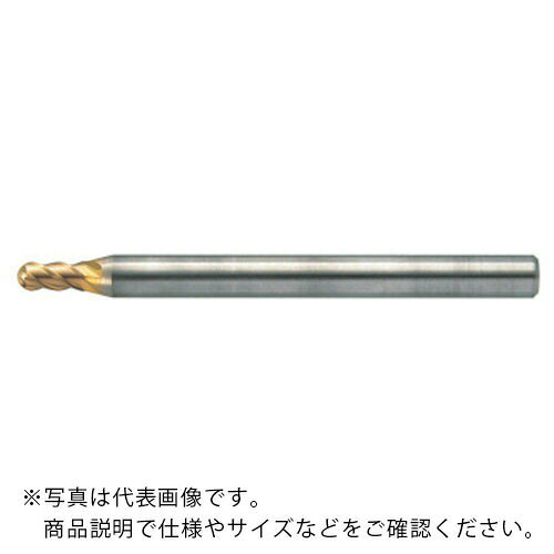 特長：高能率高送り加工とミガキレス加工の両立です。4枚刃でありながら、ワイドなチップポケットで良好な切削排出性を実現しました。全長を短くし、工具突き出し長を抑えることでより高速・高精度加工が行えます。外径公差:0/-0.02です。焼ばめホル...
