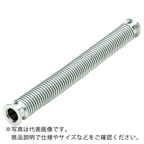 特長：軽量・柔軟で、振動吸収性に優れています。掲載以外の口径・長さも対応可能です。用途：真空配管の省力化、破損防止のための配管接続製品。仕様：全長(mm)：500適合流体：ガス(非腐食性流体に限る)使用温度範囲(℃)：-15〜150フランジ...