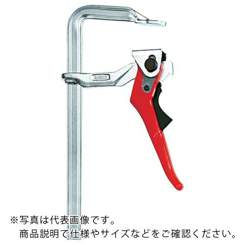 特長：締め付け力に優れたラチェット式レバー型のクランプです。着脱がワンタッチで作業性がよく広い用途に威力を発揮します。軽工業・重鉄工業・石材業に適しています。用途：軽工業・重鉄工業・石材業。仕様：全長(mm)：270最大口開き(mm)：20...