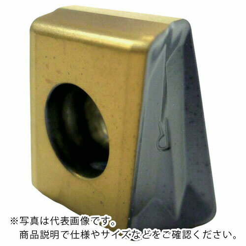 特長：4コーナー使い、ヘリカル切れ刃の縦置きチップです。用途：フライス加工用。仕様：C　チップ　COAT材質／仕上：鉄用コーティング