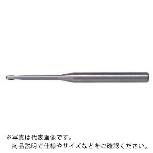 特長：樹脂加工用ロングネックボールエンドミルです。首部のアンダーカット処理により深溝形状の加工に最適です。用途：被削材:アルミ合金、銅、樹脂。対応被削材:銅、樹脂、炭素鋼、合金鋼、プリハードン鋼、鋳鉄、アルミ合金、グラファイト。仕様：刃数Z...