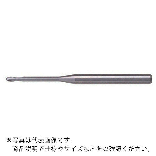 特長：樹脂加工用ロングネックボールエンドミルです。首部のアンダーカット処理により深溝形状の加工に最適です。用途：被削材:アルミ合金、銅、樹脂。対応被削材:銅、樹脂、炭素鋼、合金鋼、プリハードン鋼、鋳鉄、アルミ合金、グラファイト。仕様：刃数Z...