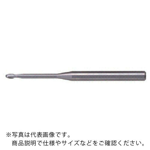特長：樹脂加工用ロングネックボールエンドミルです。首部のアンダーカット処理により深溝形状の加工に最適です。用途：被削材:アルミ合金、銅、樹脂。対応被削材:銅、樹脂、炭素鋼、合金鋼、プリハードン鋼、鋳鉄、アルミ合金、グラファイト。仕様：刃数Z...