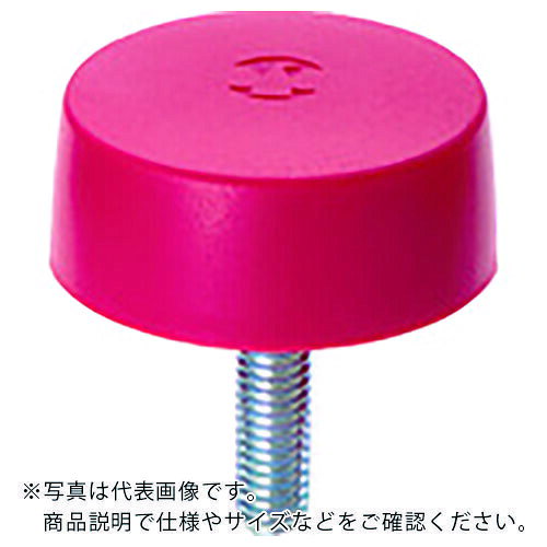 特長：2008年グッドデザイン賞受賞品です。豊富なカラーバリエーションです。仕様：外径(mm)：34ノブ高さ(mm)：17ねじ寸法：M6×1ねじ長さ(mm)：15色：赤全長(mm)：32幅(mm)：34耐熱温度(℃)：80おねじタイプ材質／...