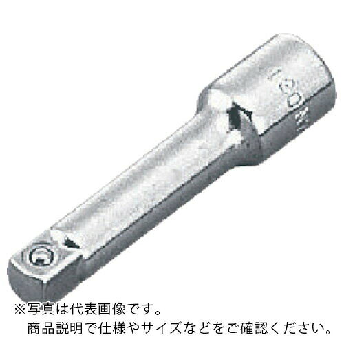 特長：深くて狭い箇所の作業など、ハンドルが操作しにくい時、ソケットを延長させるために使用します。軽作業から重工業整備まで必要なツールを取りそろえています。仕様：差込角(mm)：6.35差込角凹(mm)：6.35差込角凸(mm)：6.35全長...