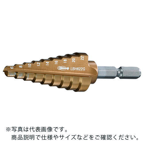 特長：刃には特殊加工および独自の研磨が施されていますので、作業時の抵抗が少なく、切れ味・切り粉の排出に優れています。裏バリが少なく、穴あけ後のバリ取り作業が軽減されます。穴あけ、下穴拡大、修正・面取り、1本で様々な径に対応します。コバルトハ...
